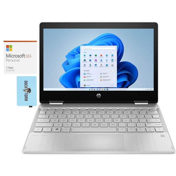 HP Pavilion x360 Home & Business 2-in-1 Laptop (Intel Pentium Silver N5030 4-Core, 4GB RAM ...