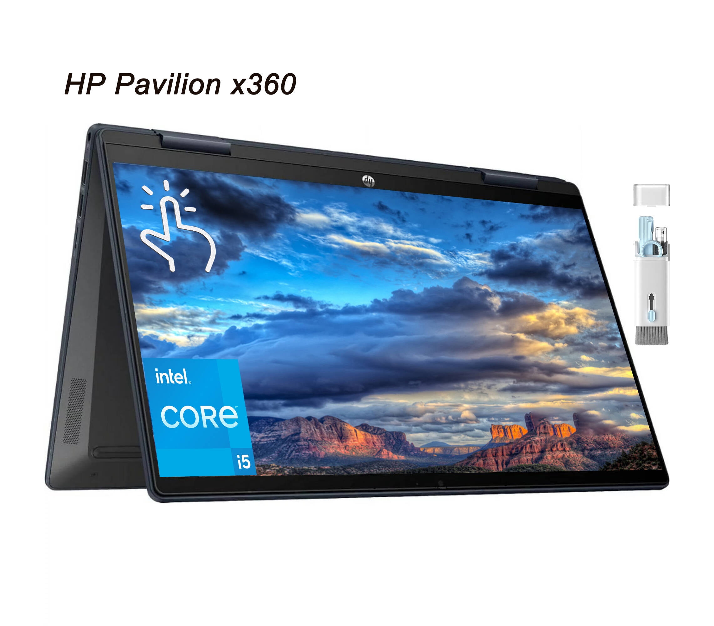 HP Pavilion x360 2-in-1 Laptop, 14" Touchscreen Display, Intel Core i5 ...