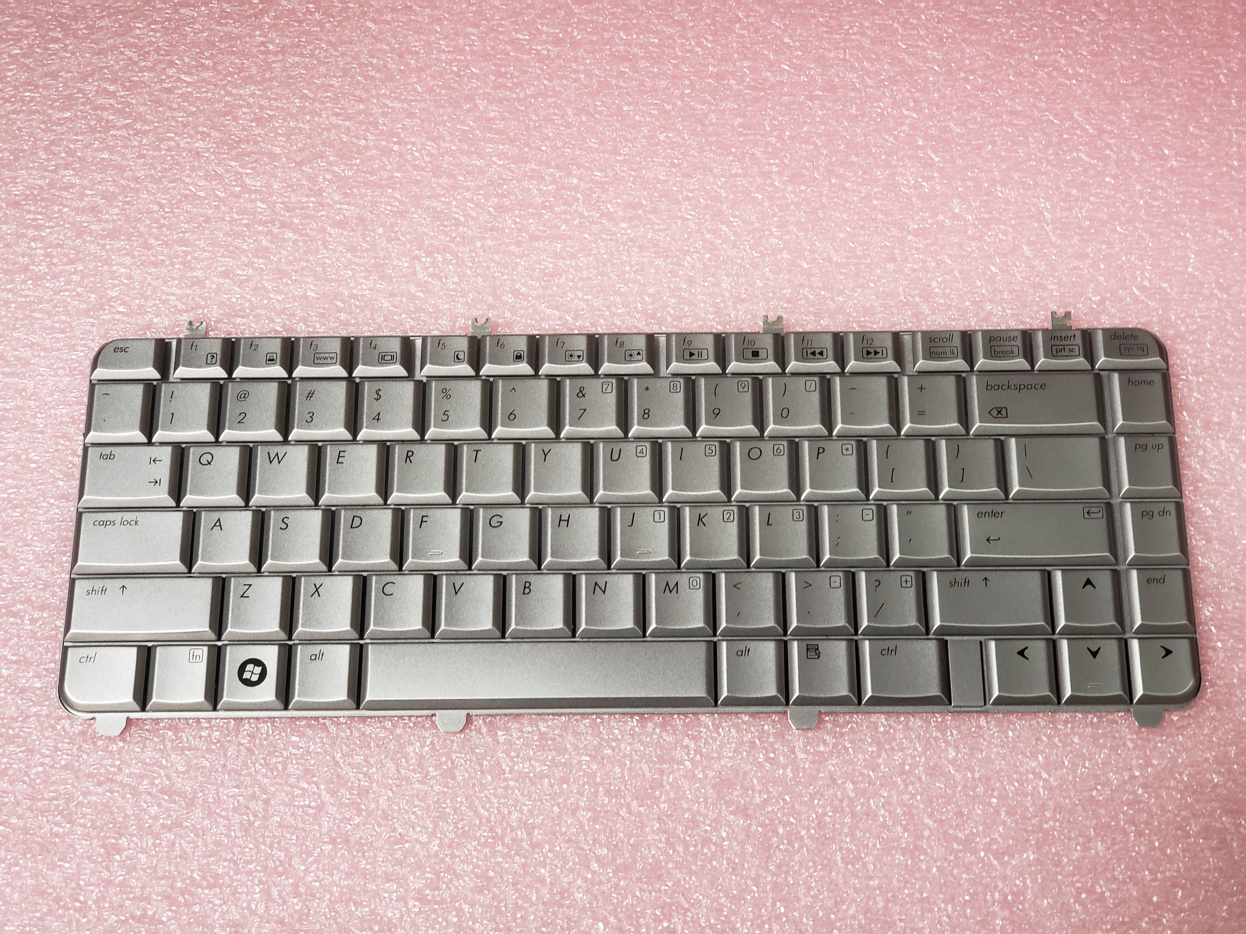HP Pavillion DV5-1000 Keyboard 488590-001 US Silver: Computer ...