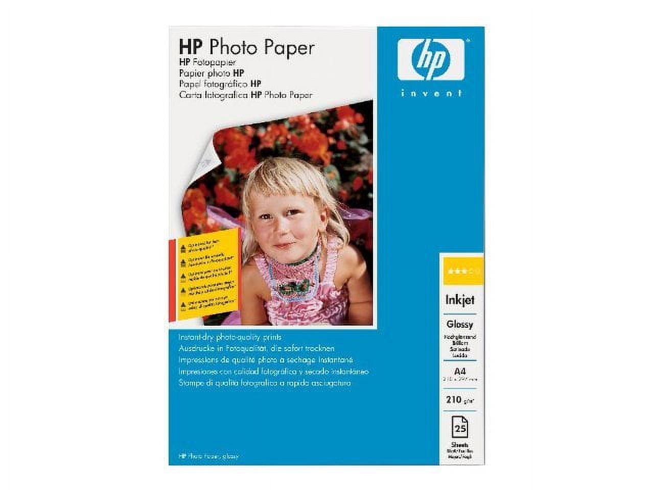 HP Photo Paper - Photo paper - glossy - A4 (8.25 in x 11.7 in) - 210 g ...