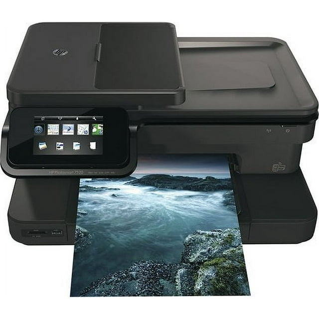 HP All-in-One Smart Compatible Inkjet Printer - Photosmart 7520 CZ045A ...