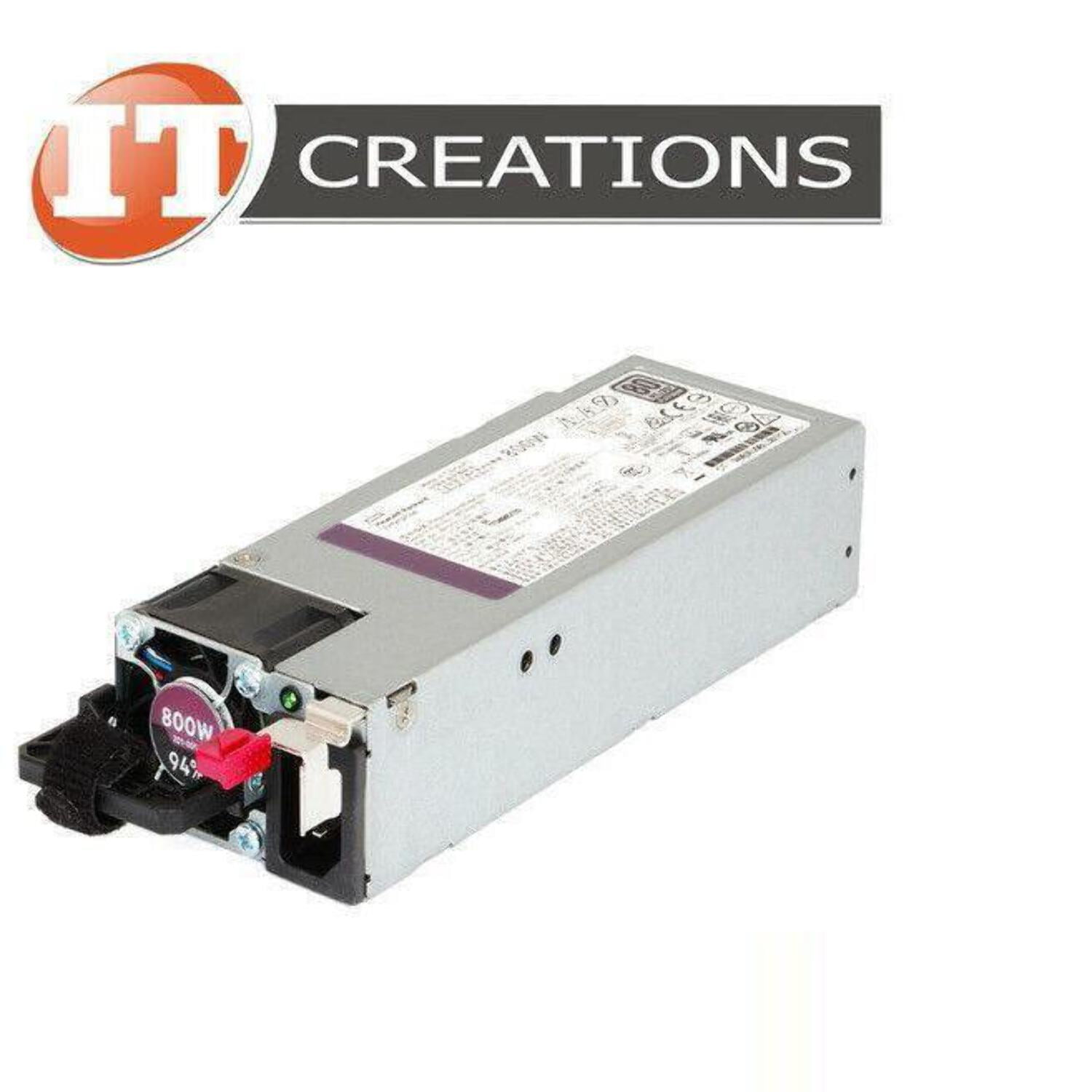 HP Power HP POWER SUPPLY 800W AC 100-240V PLATINUM FOR HPE DL360 DL380 ...