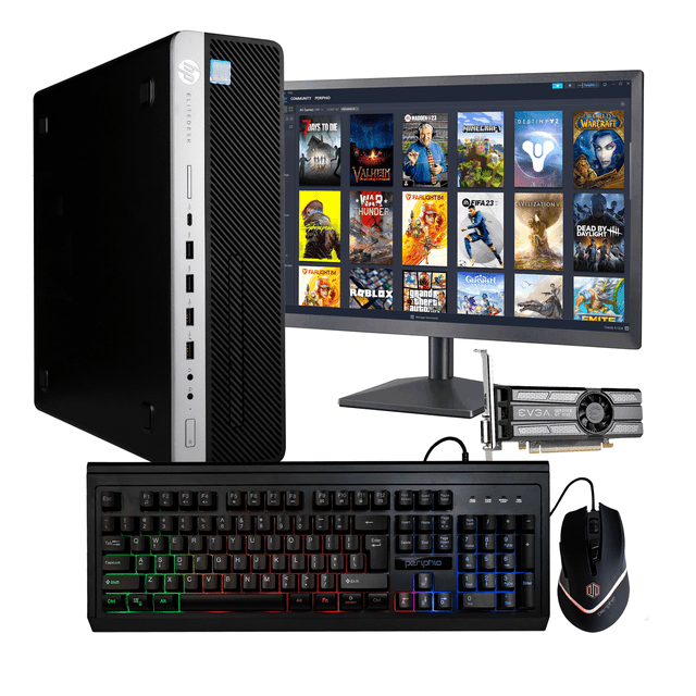 HP Prebuilt Gaming Desktop Computer | Intel i7 + GeForce GT 1030 2GB ...