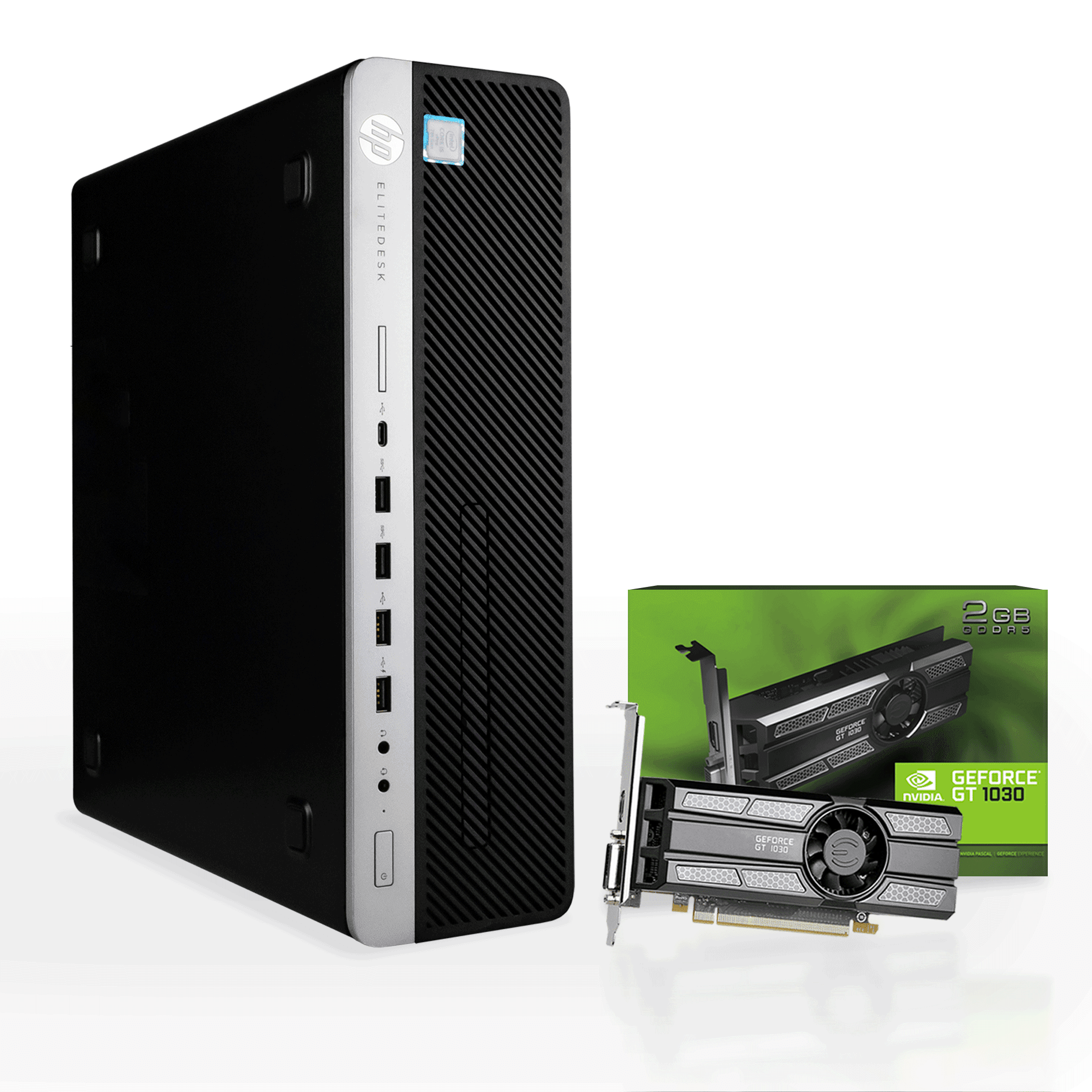 HP Prebuilt Gaming Desktop Computer | Intel i7 + GeForce GT 1030 2GB ...