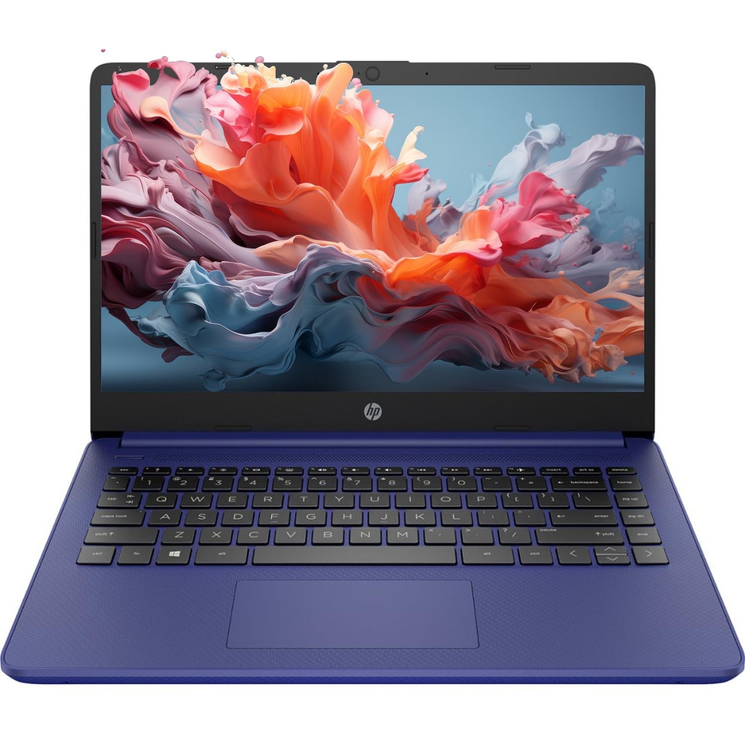 HP Premium 14-inch HD Thin and Light Laptop, Intel Quad-Core Processor, Long Battery Life ...