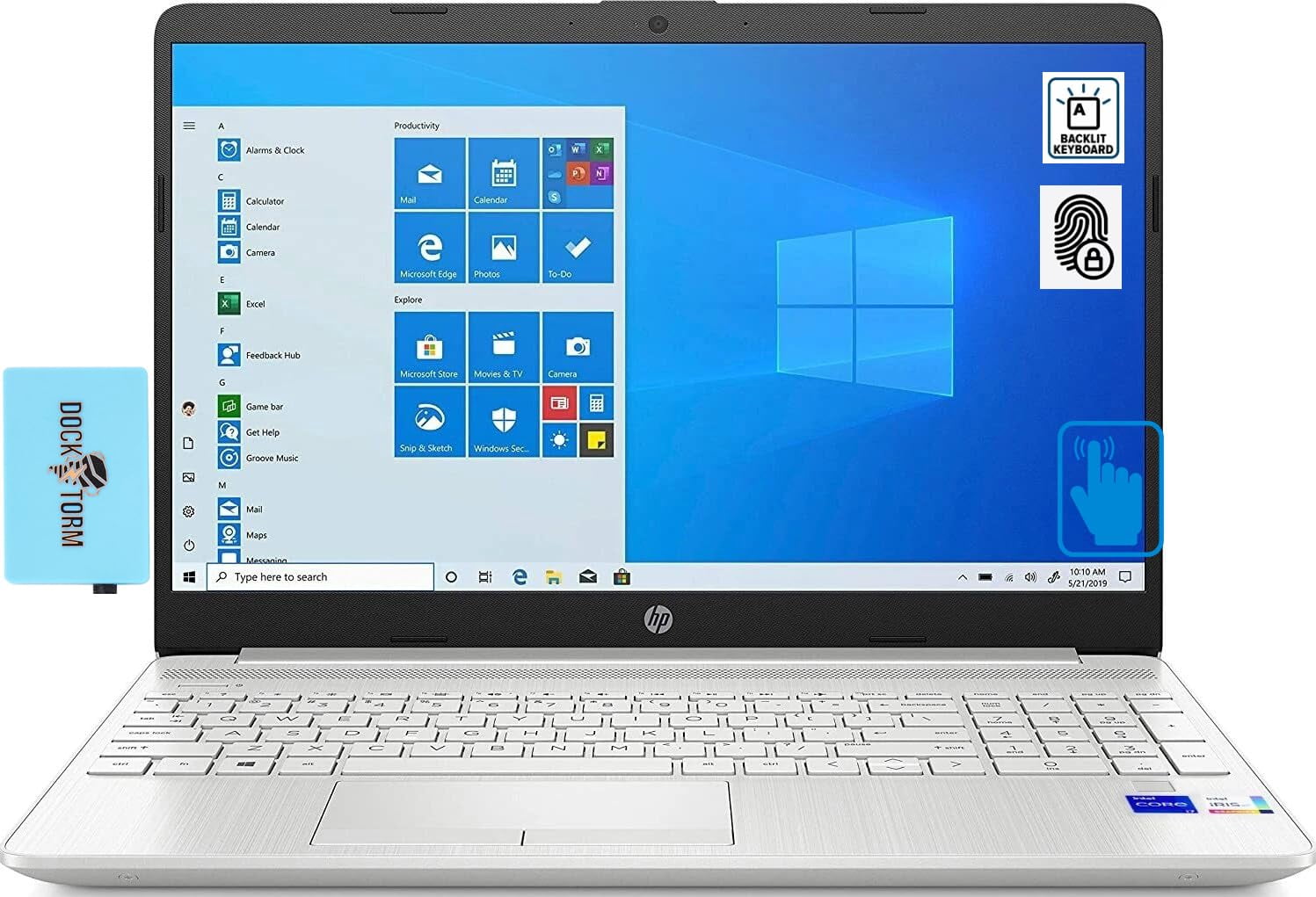 HP Premium Business 15.6" Touchscreen HD LCD Laptop (Intel i7-1165G7 4 ...
