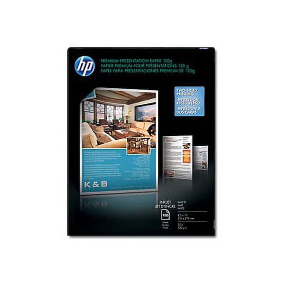 HP Premium Inkjet Presentation Paper, Bright White - Walmart.com