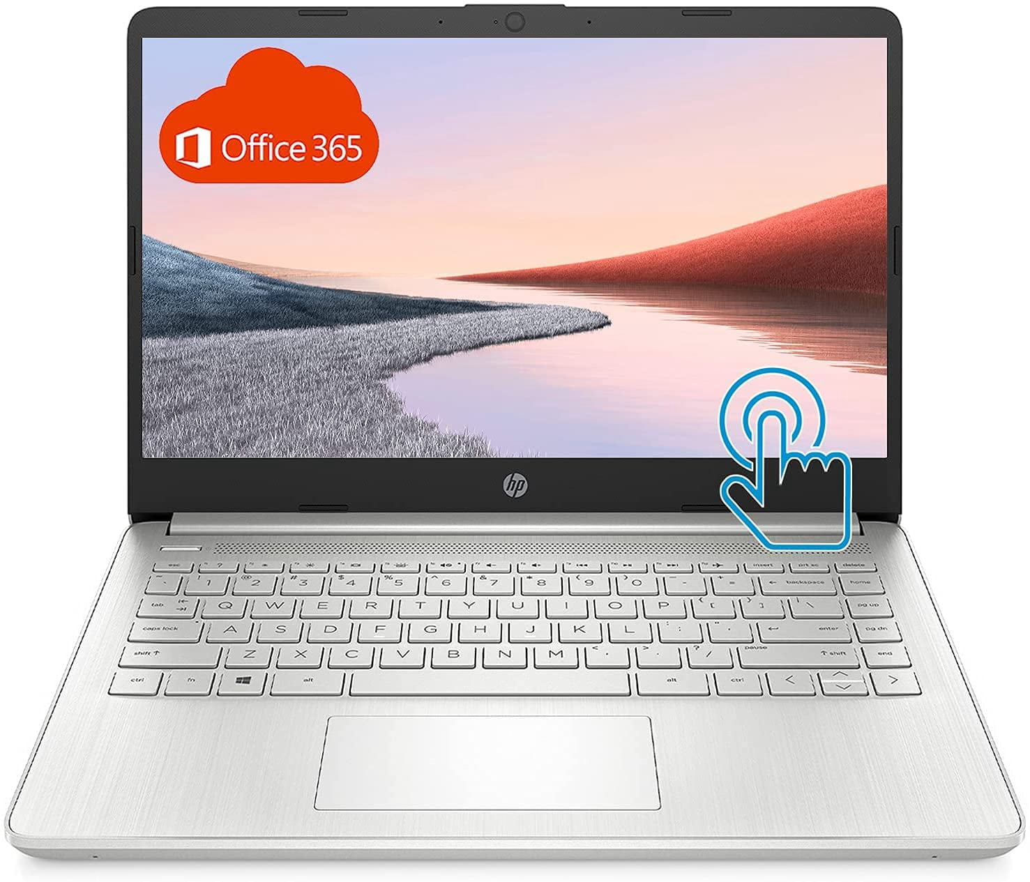HP Premium Laptop (2021 Latest Model), 14" HD Touchscreen, AMD Athlon ...