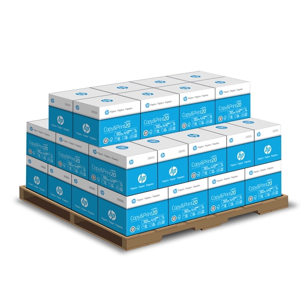 HP Copy and Print White Paper, 8.5 x 11 - Half Pallet, 40 Cases, 240 ...