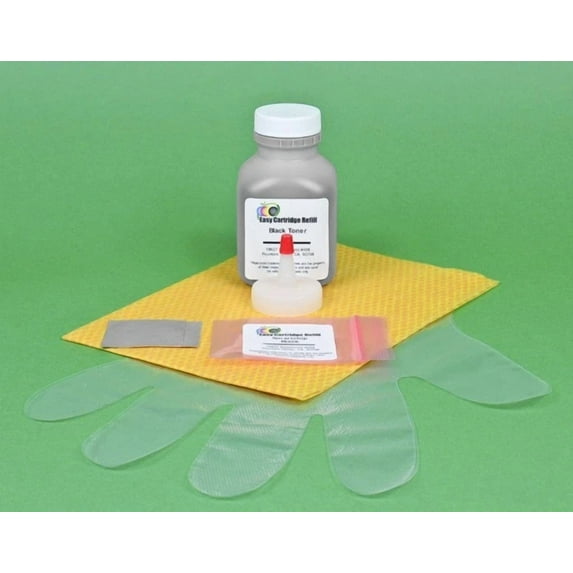 HP Pro 200 M251n M251nw Black Toner Refill Kit with Chip. 55 Grams. 2 ...