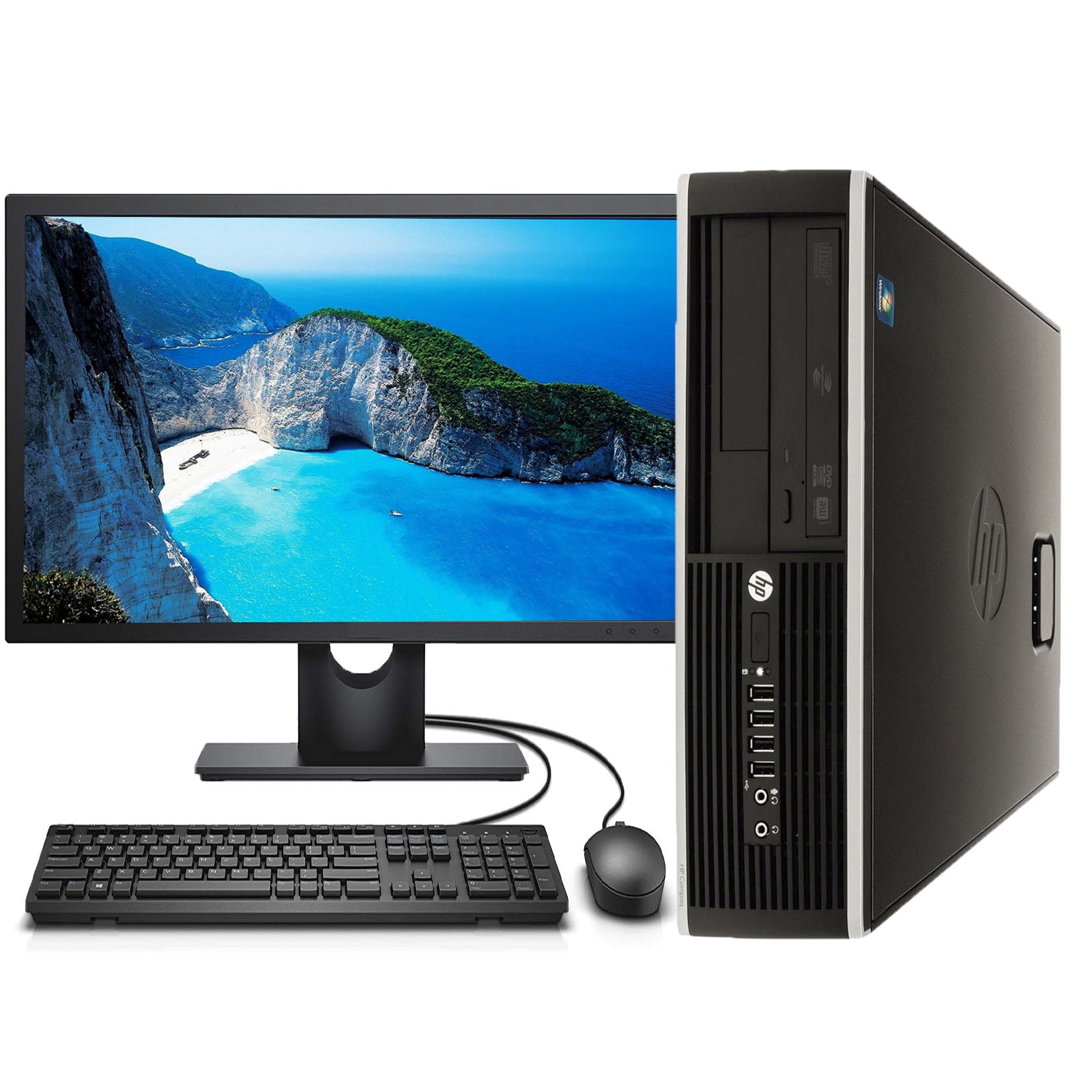 HP Pro 6200 Desktop Computers, Intel Core i3, 8GB, 250GB, DVD, Black ...