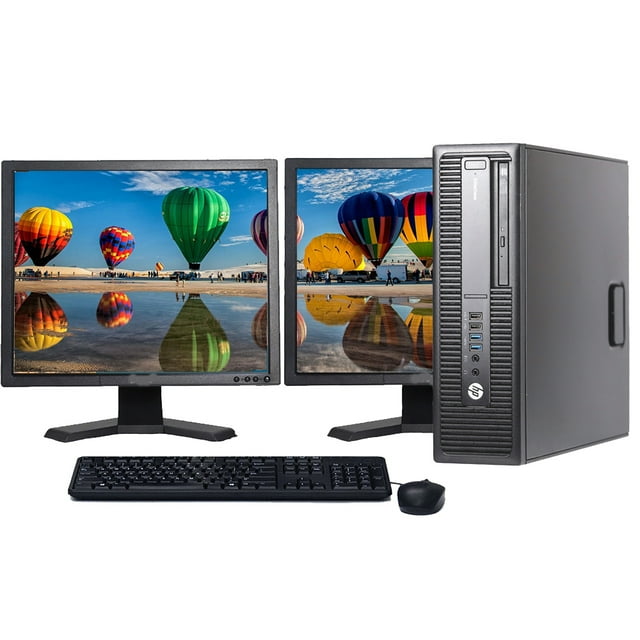 "HP Pro Desk G2 SFF PC, Core i7 3.4GHz, 8GB RAM, 1TB HDD, Wi-Fi, Dual ...