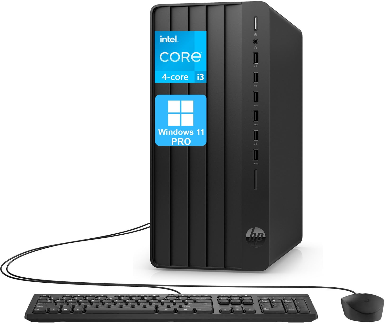 HP Pro Tower 290 G9 Desktop Computer, 4-core Intel Core i3-13100 ...