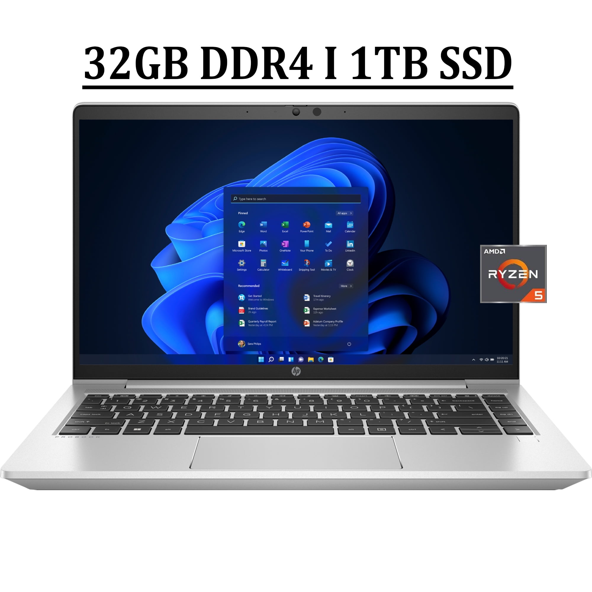 HP ProBook 445 G8 Wolf Pro Security Edition 14 Laptop 14" FHD IPS Anti ...