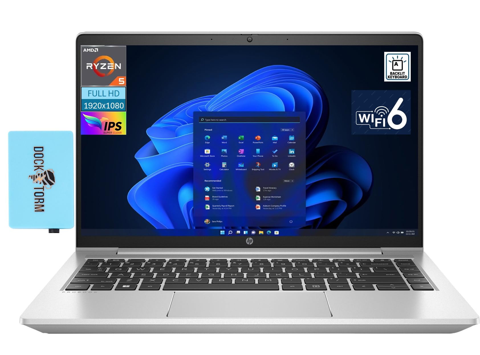 HP ProBook 445 G9 Business Laptop 14.0" FHD IPS (AMD Ryzen 5 5625U 6 ...