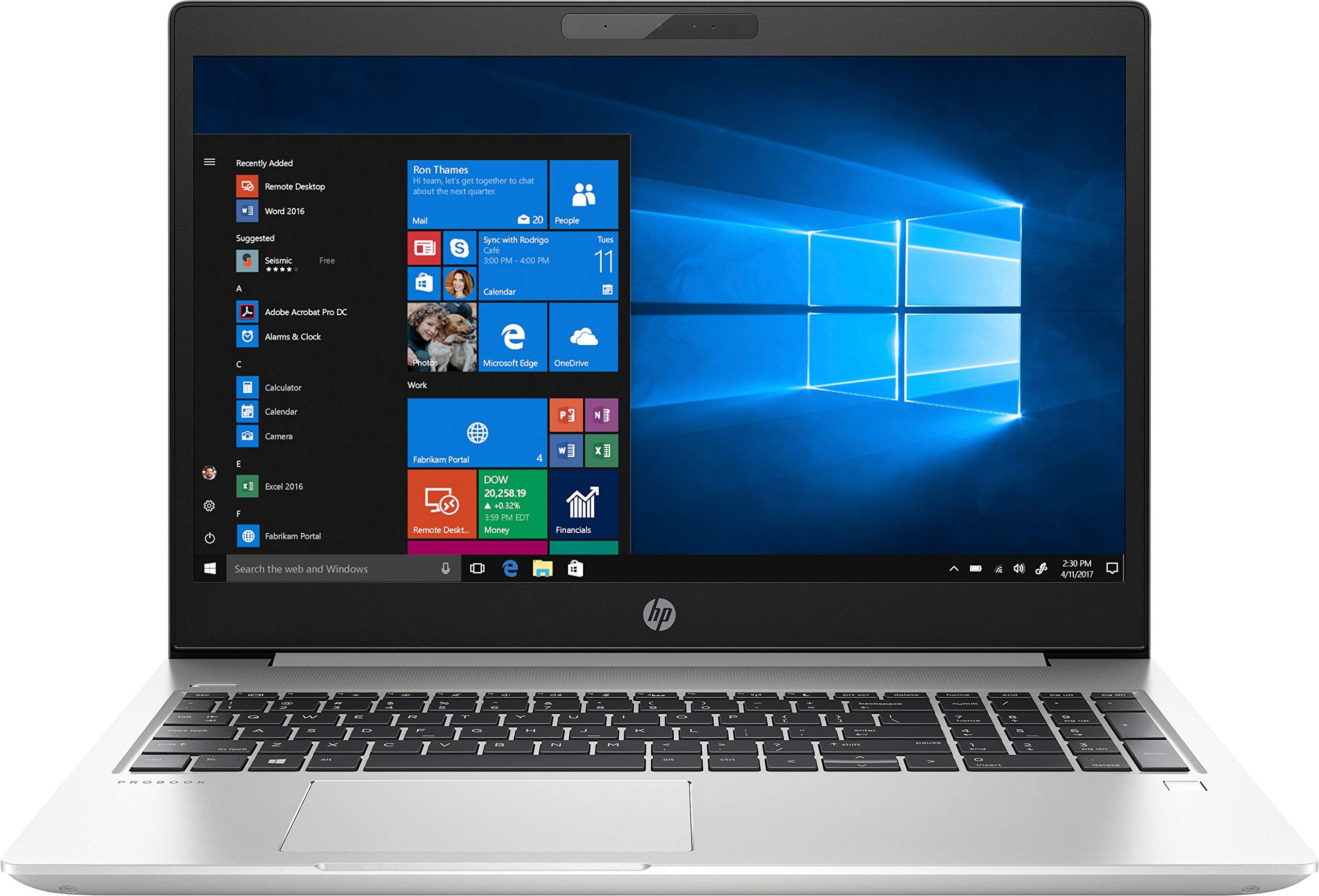 HP ProBook 450 G6 15.6-inch Laptop 5YH12UT (Pike Silver Aluminum) Intel ...