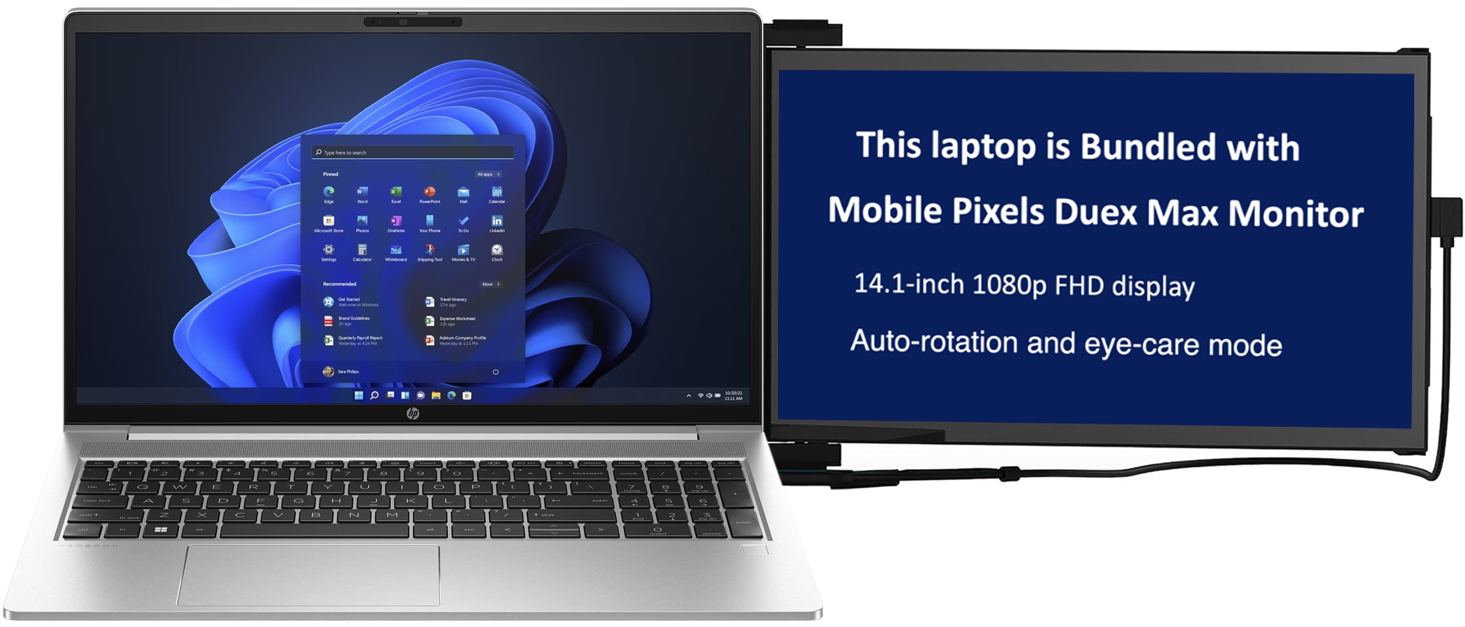 HP ProBook 455 G10 Home/Business Laptop (AMD Ryzen 7 7730U 8-Core, 15 ...