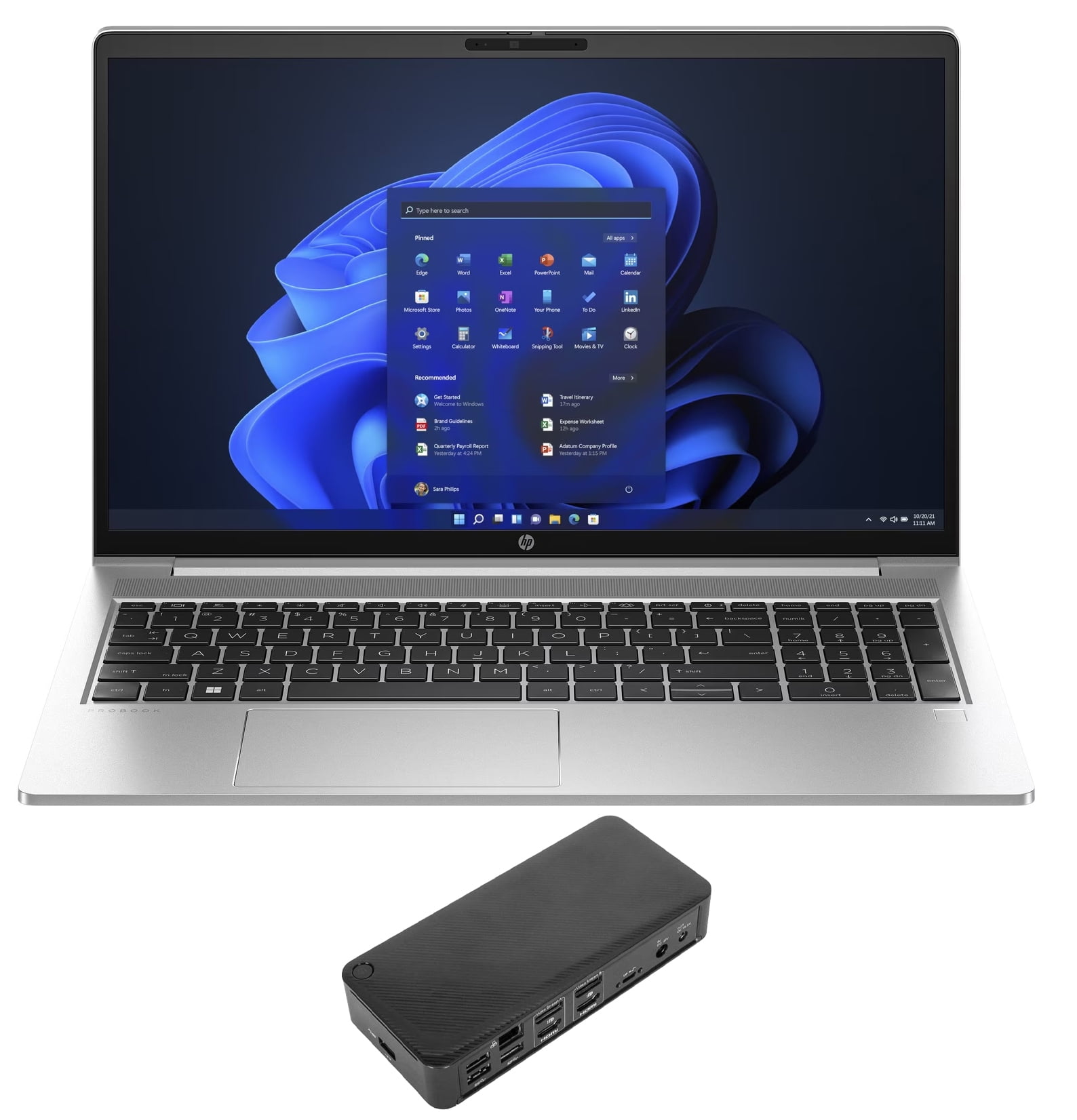 HP ProBook 455 G10 Home/Business Laptop (AMD Ryzen 7 7730U 8-Core, 15 ...