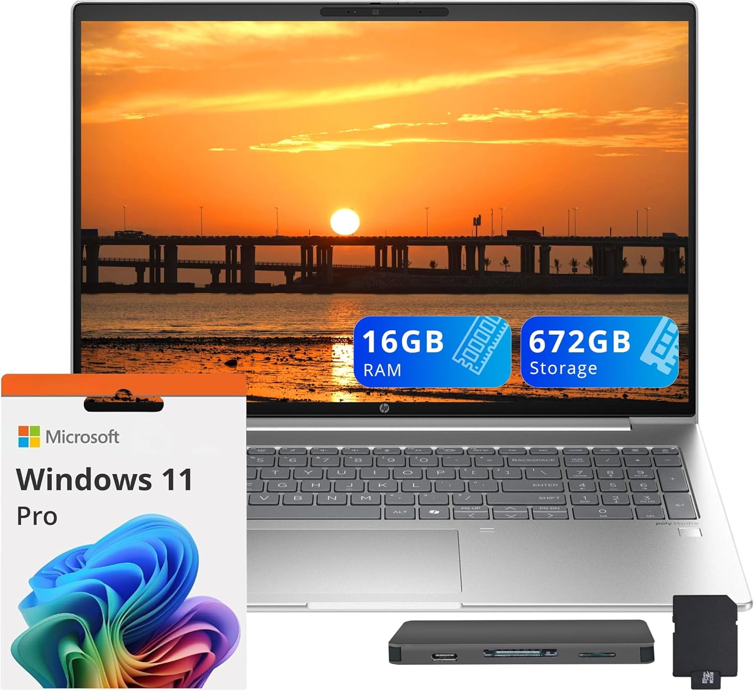 HP ProBook 460 G11 16" WUXGA Business Laptop, Intel Ultra 5 125U, 16GB ...