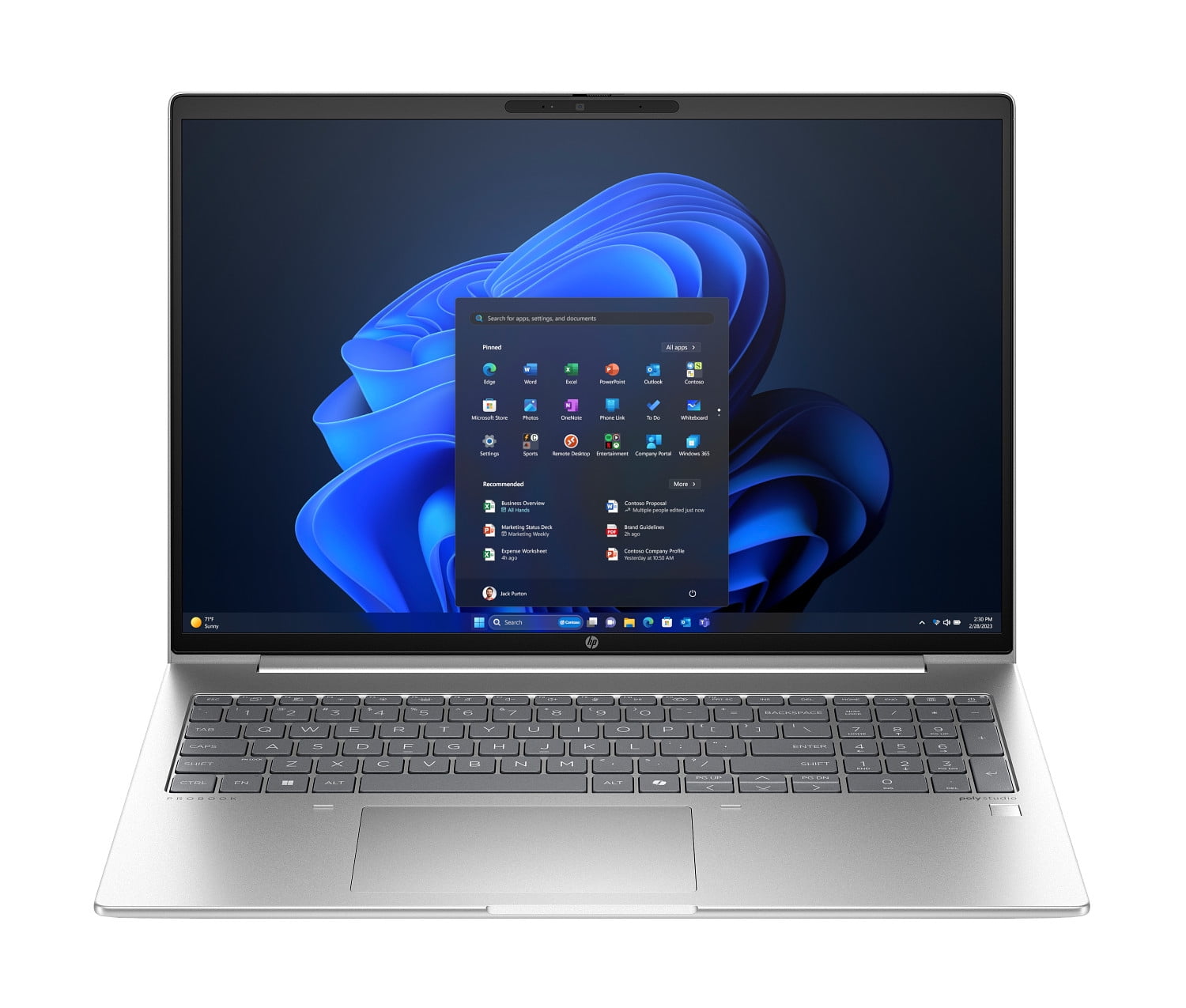 HP ProBook Laptop Computer 16" WUXGA Intel Core Ultra 7 32 GB memory; 1 ...