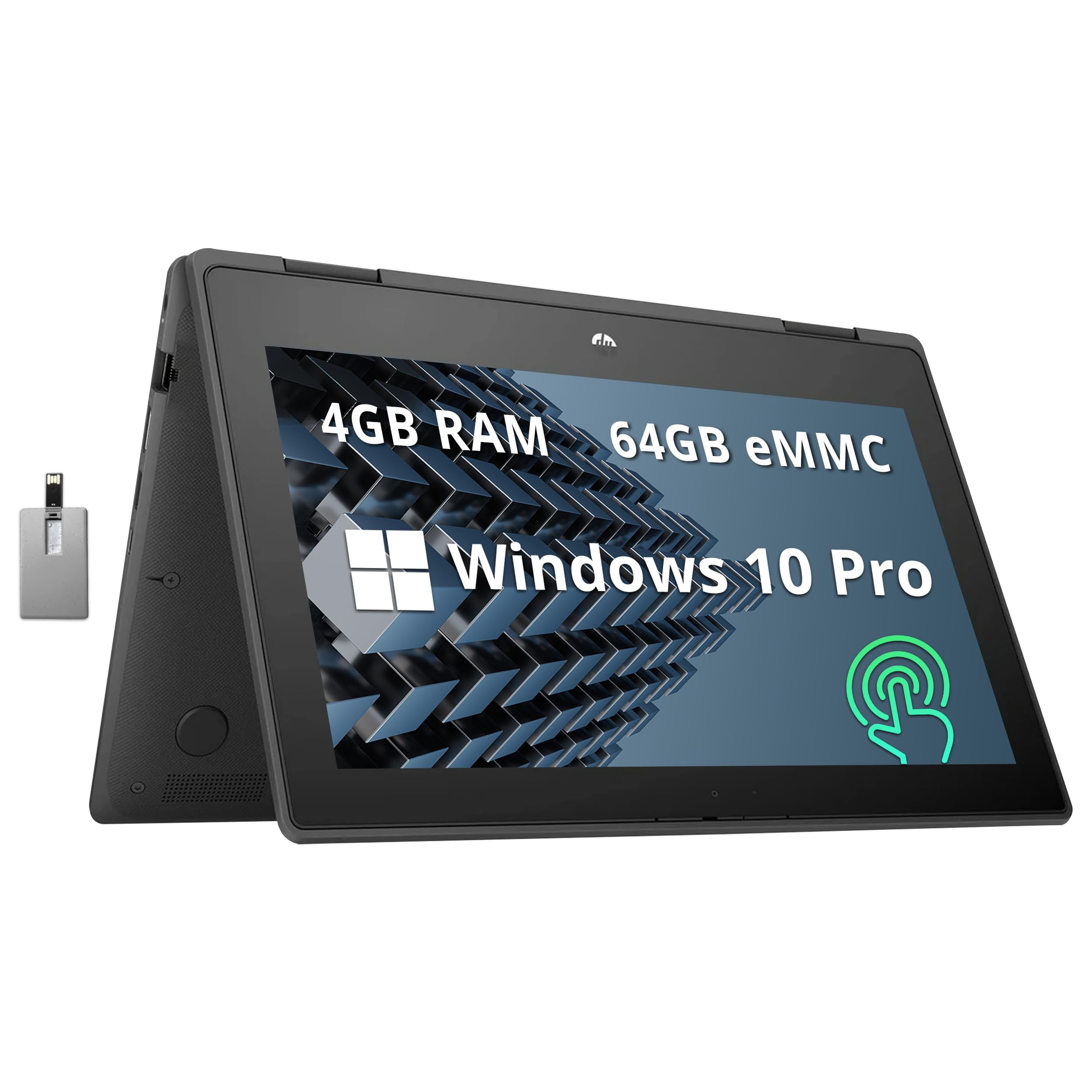 HP ProBook x360 11 G5 EE Laptop, 11.6" HD IPS Touchscreen, Intel ...