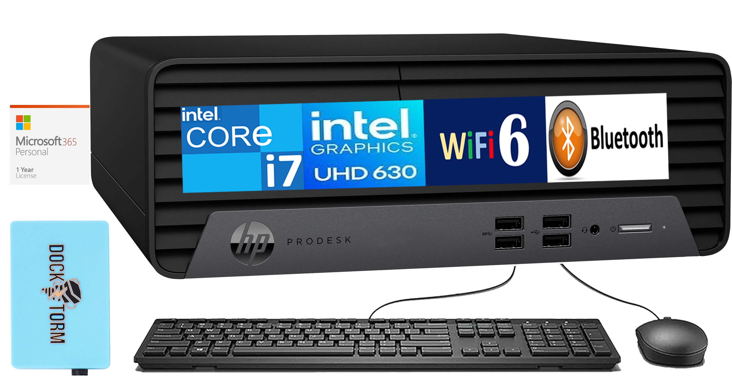 HP ProDesk 400 G7 Mini Desktop (Intel i7-10700, Intel UHD 630, 32GB ...
