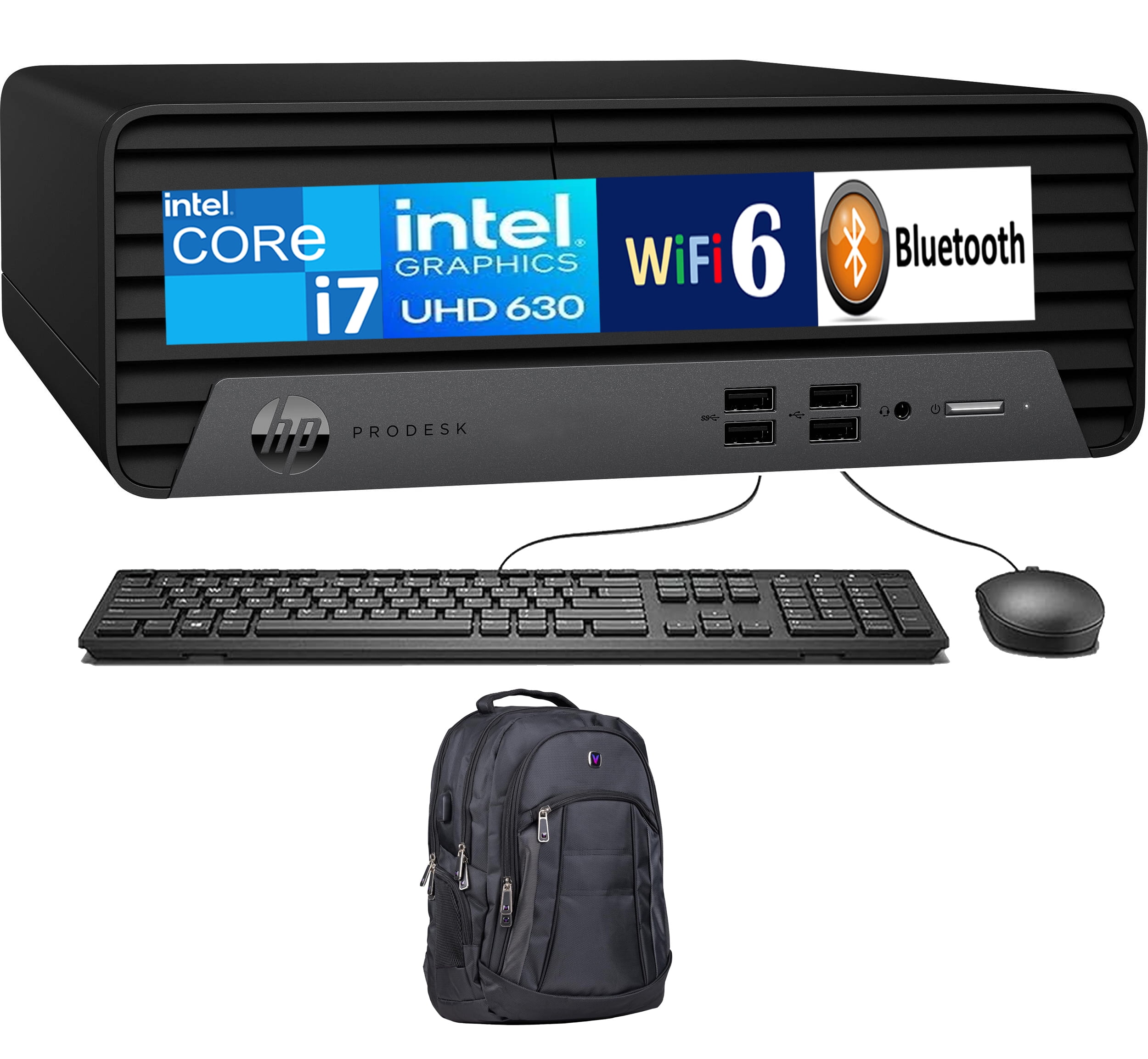 HP ProDesk 400 G7 Mini Desktop (Intel i7-10700, Intel UHD 630, 32GB ...