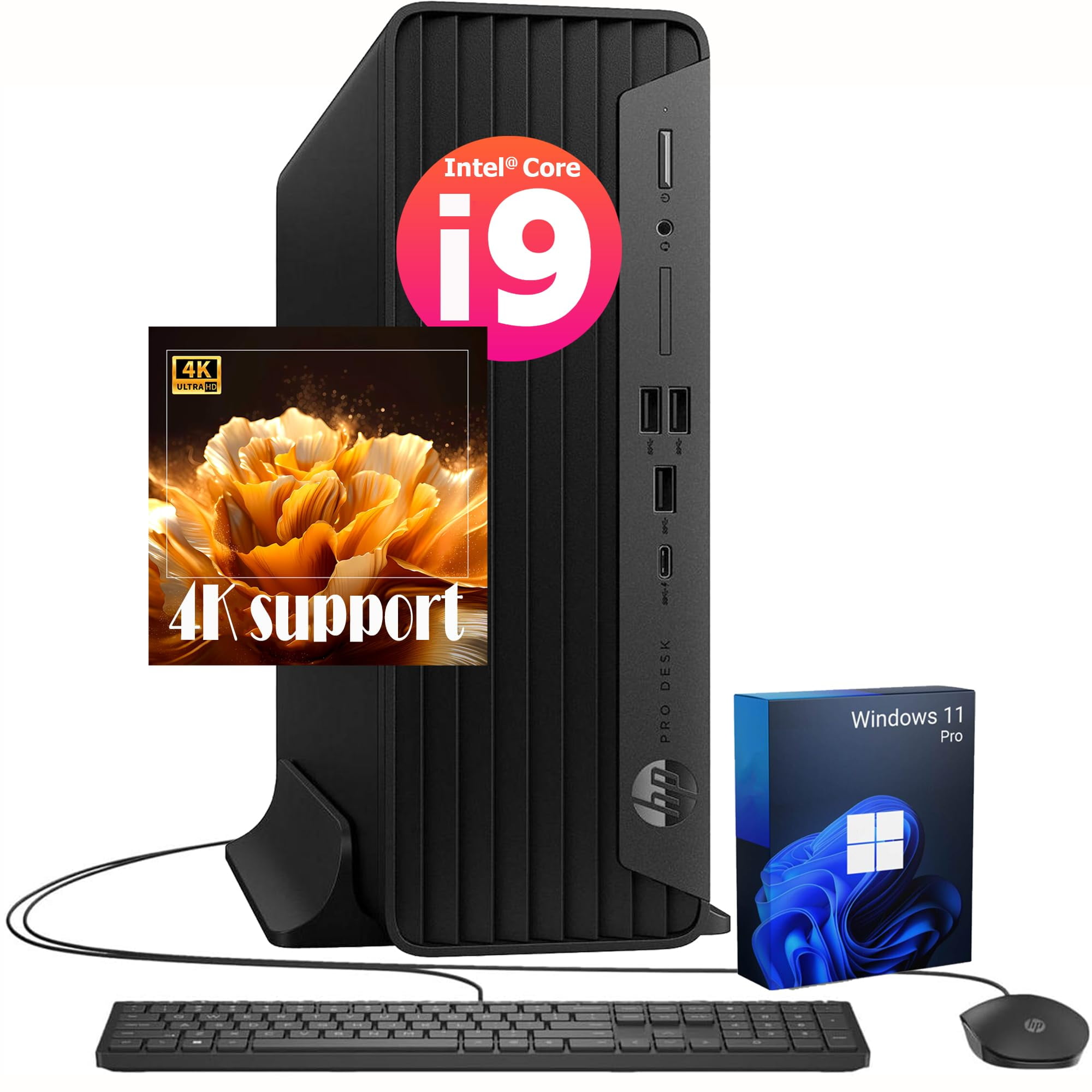 HP ProDesk Small SFF Desktop, 4K Support, Intel Core Processor, HDMI ...