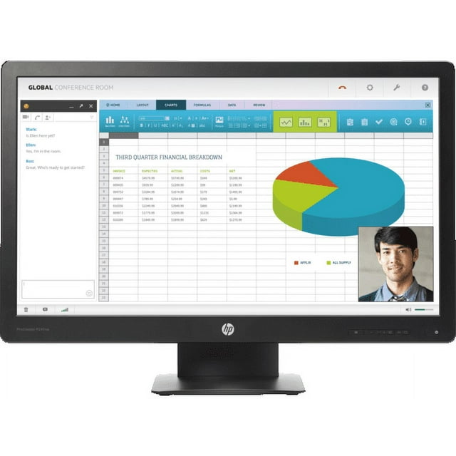 HP ProDisplay P240va - LED monitor - 23.8" - Smart Buy - Walmart.com