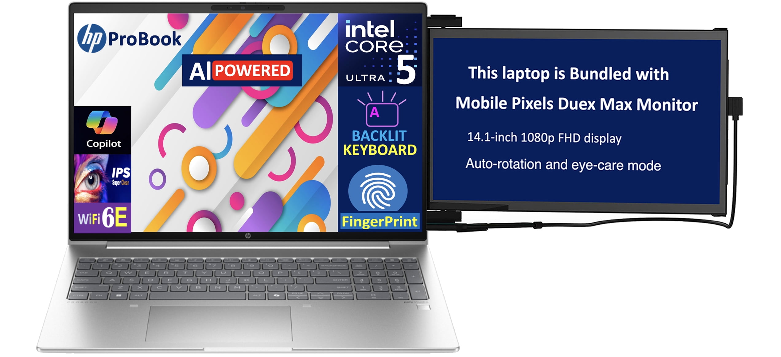 HP Probook 460 AI Powered Laptop 16.0in IPS WUXGA Display (Intel Ultra ...