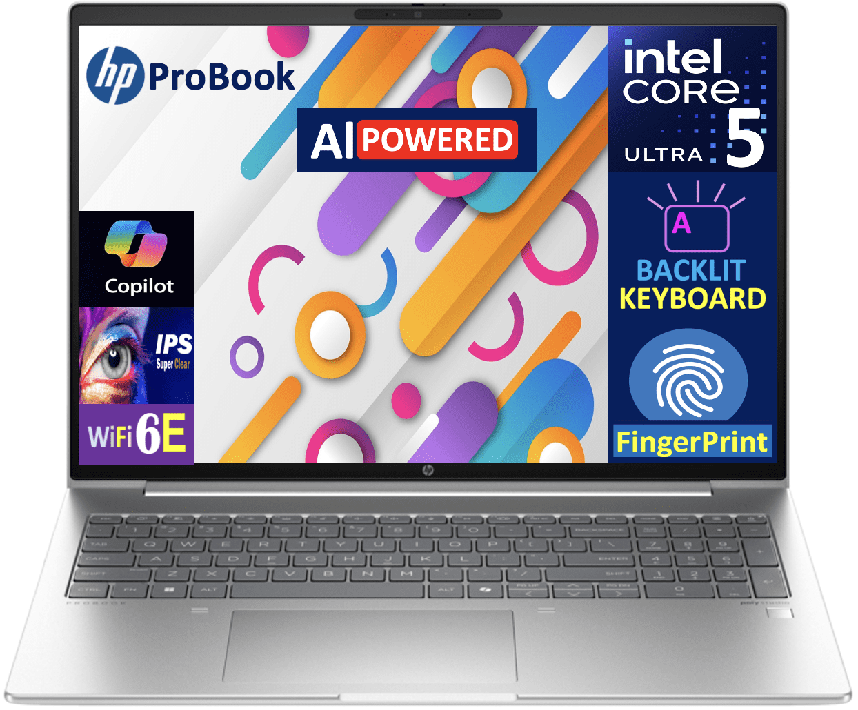 HP Probook 460 AI Powered Laptop 16.0in IPS WUXGA Display (Intel Ultra ...