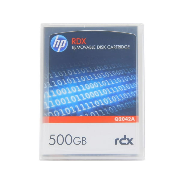 HP Q2042A 500GB RDX Removable Disk Cartridge 1 Pack - Walmart Business ...