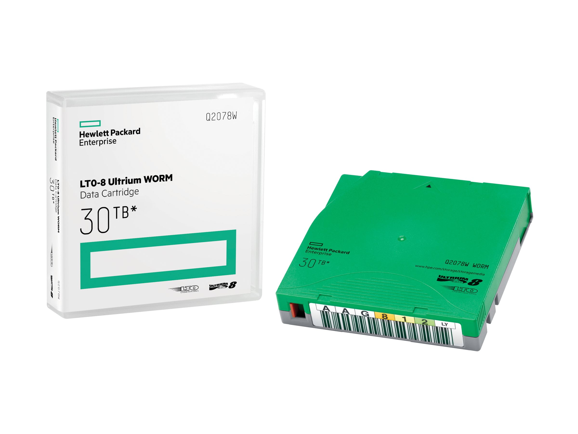 HPE LTO, Ultrium-8, 12TB/30TB, WORM, with case - Walmart.com