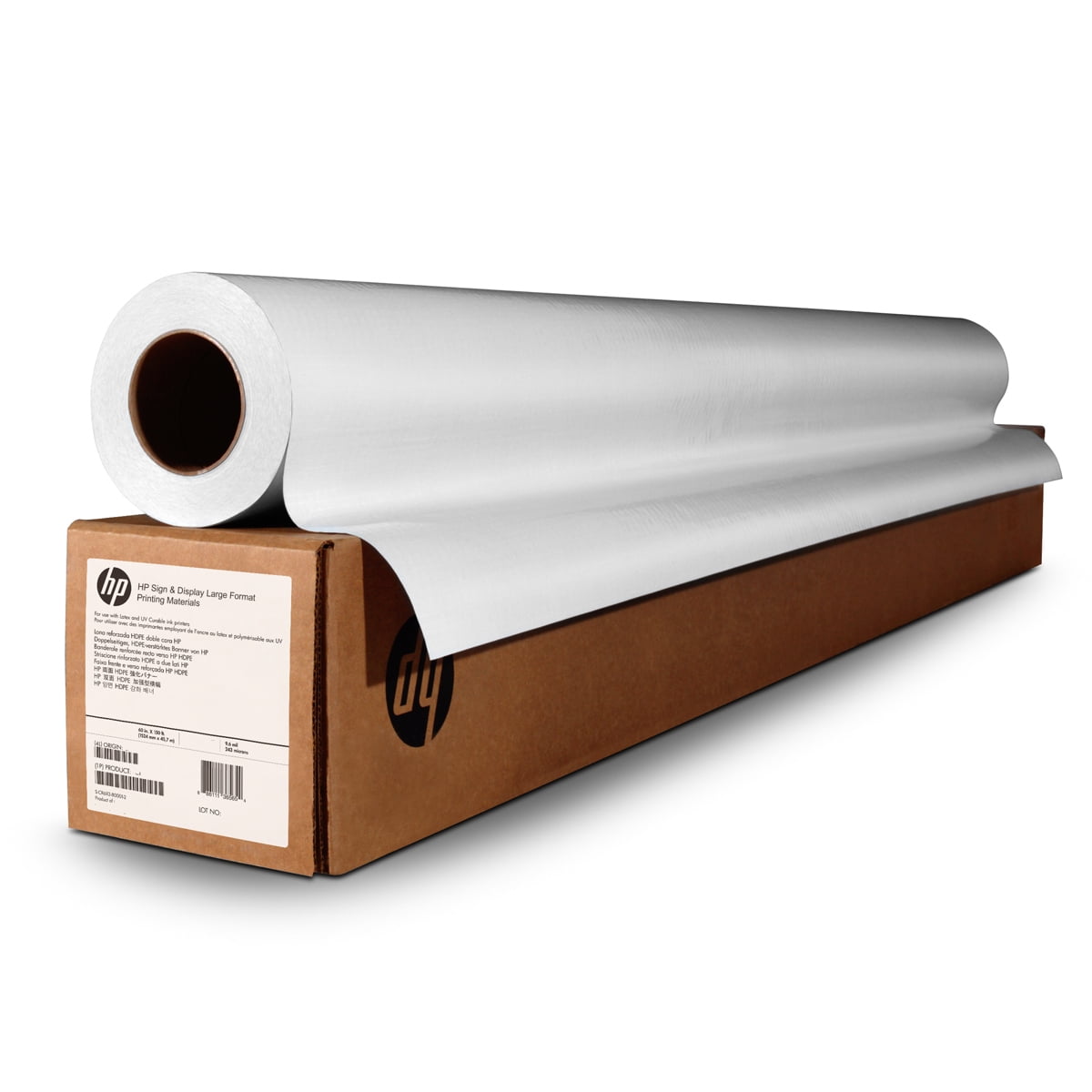 HP Recycled Removable Adhesive Fabric, 3" Core, 42"x100' Roll - Walmart.com