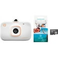 HP Sprocket 2-in-1 Portable Instant Camera Printer Bundle with 30 ...