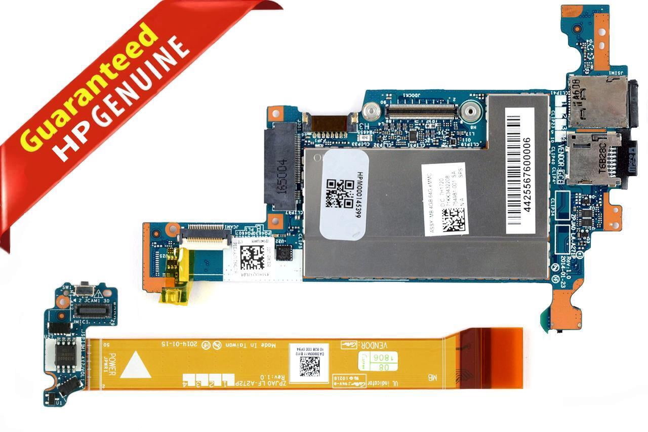 HP SPS Motherboard W/Power Board 4GB 64GB WIN ASTRO 824499-601 754981 ...