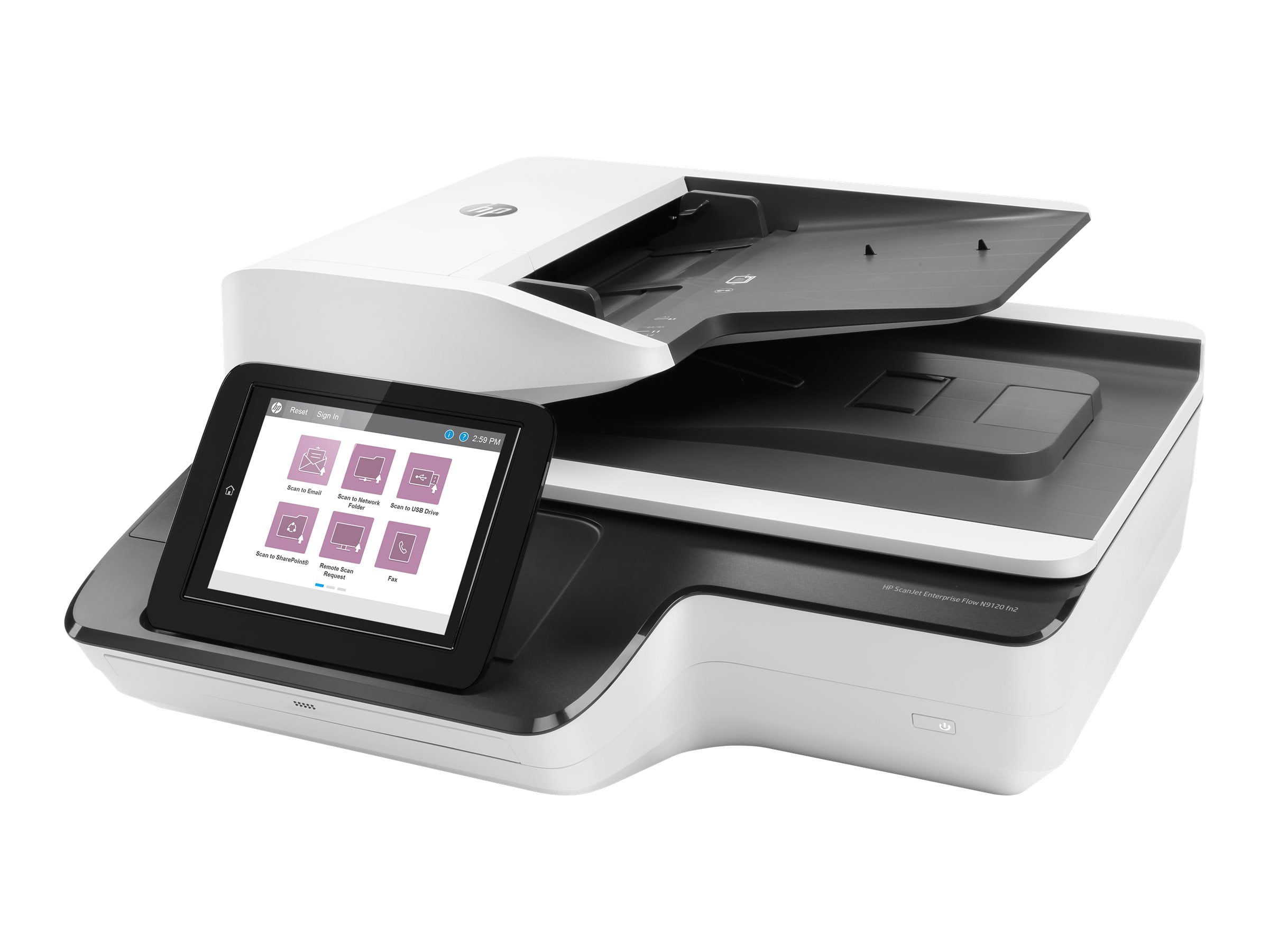HP ScanJet Enterprise Flow N9120 fn2 - Document scanner - flatbed: CCD ...