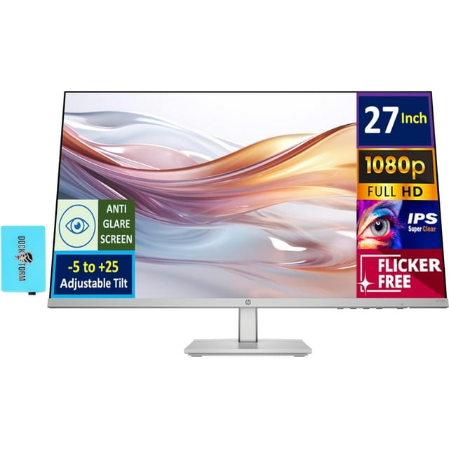 HP Series 5 527sh Height Adjust Monitor 94C50AA#ABA Bundle with ...