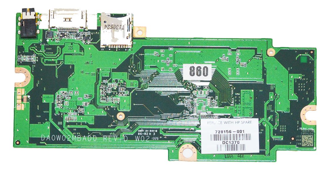 HP SlateBook x2 10-H 10.1" 16GB SSD Tablet Motherboard w/ Tegra 4 T40S CPU - Walmart.com