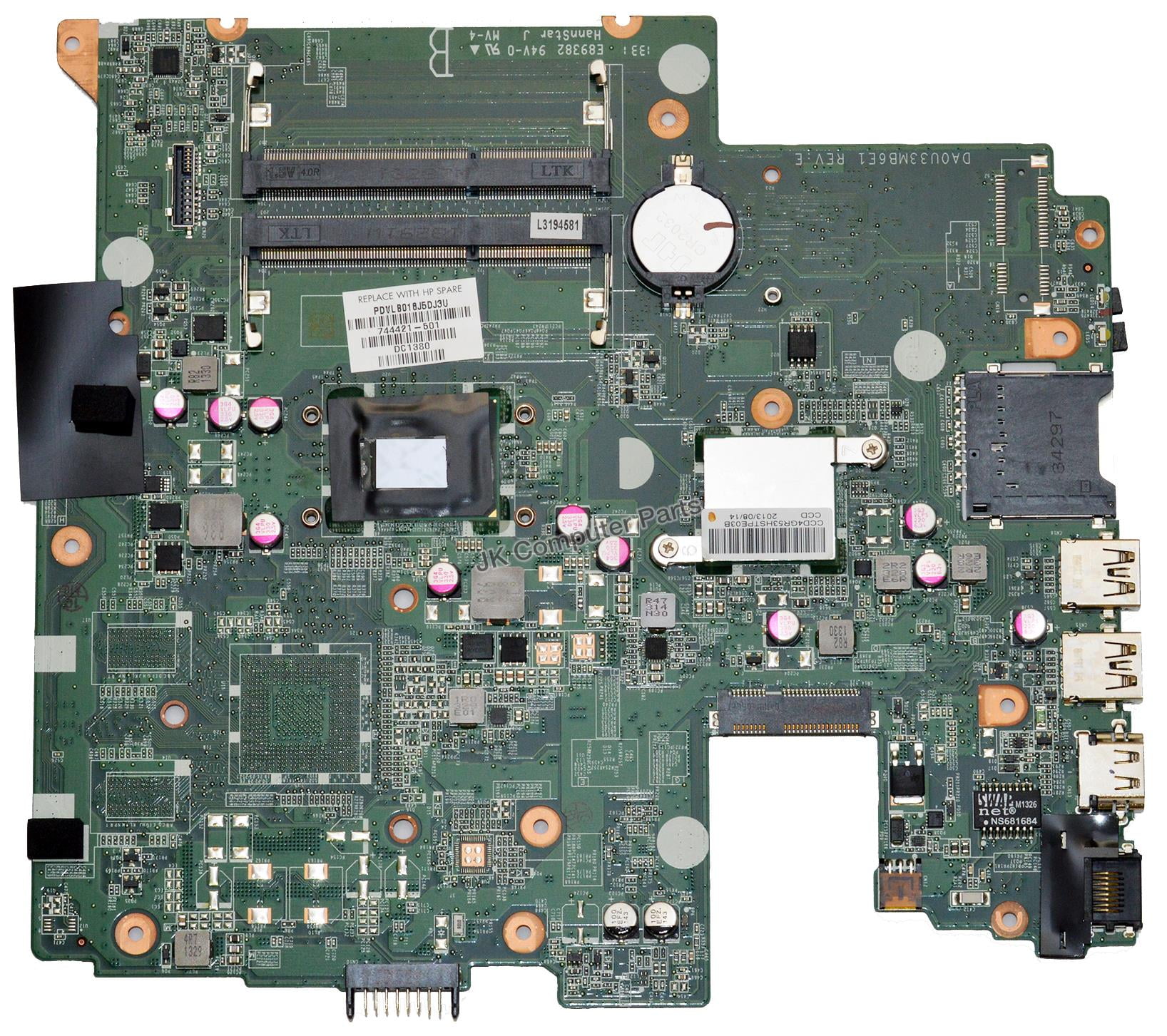 HP Sleekbook 14-B109WM Motherboard Celeron 877 1.4Ghz CPU 744421-501 ...