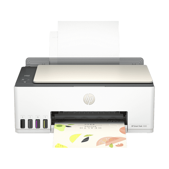 HP Smart Tank 5000/5100 All-in-One Inkjet Printer, Mobile Print, Copy ...