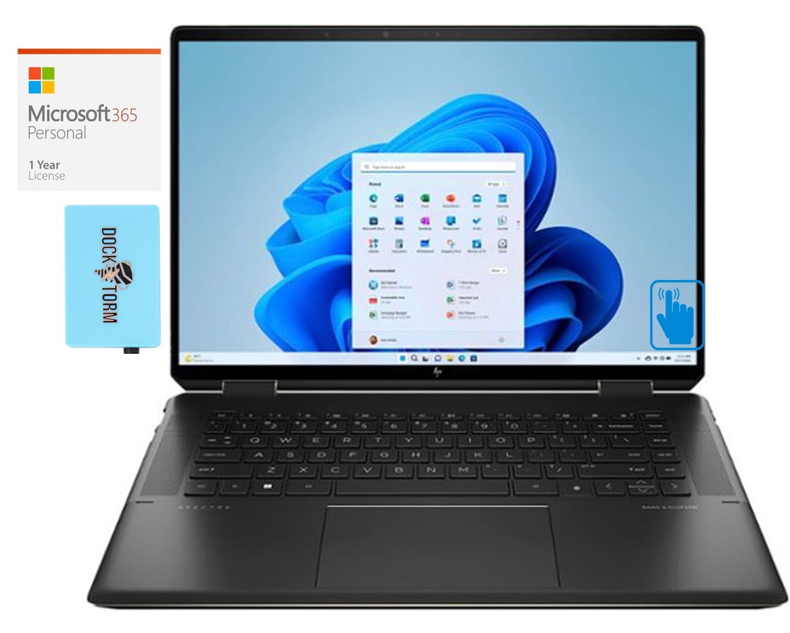 HP Spectre 16-f2023dx Home/Business 2-in-1 Laptop (Intel i7-1360P 12 ...