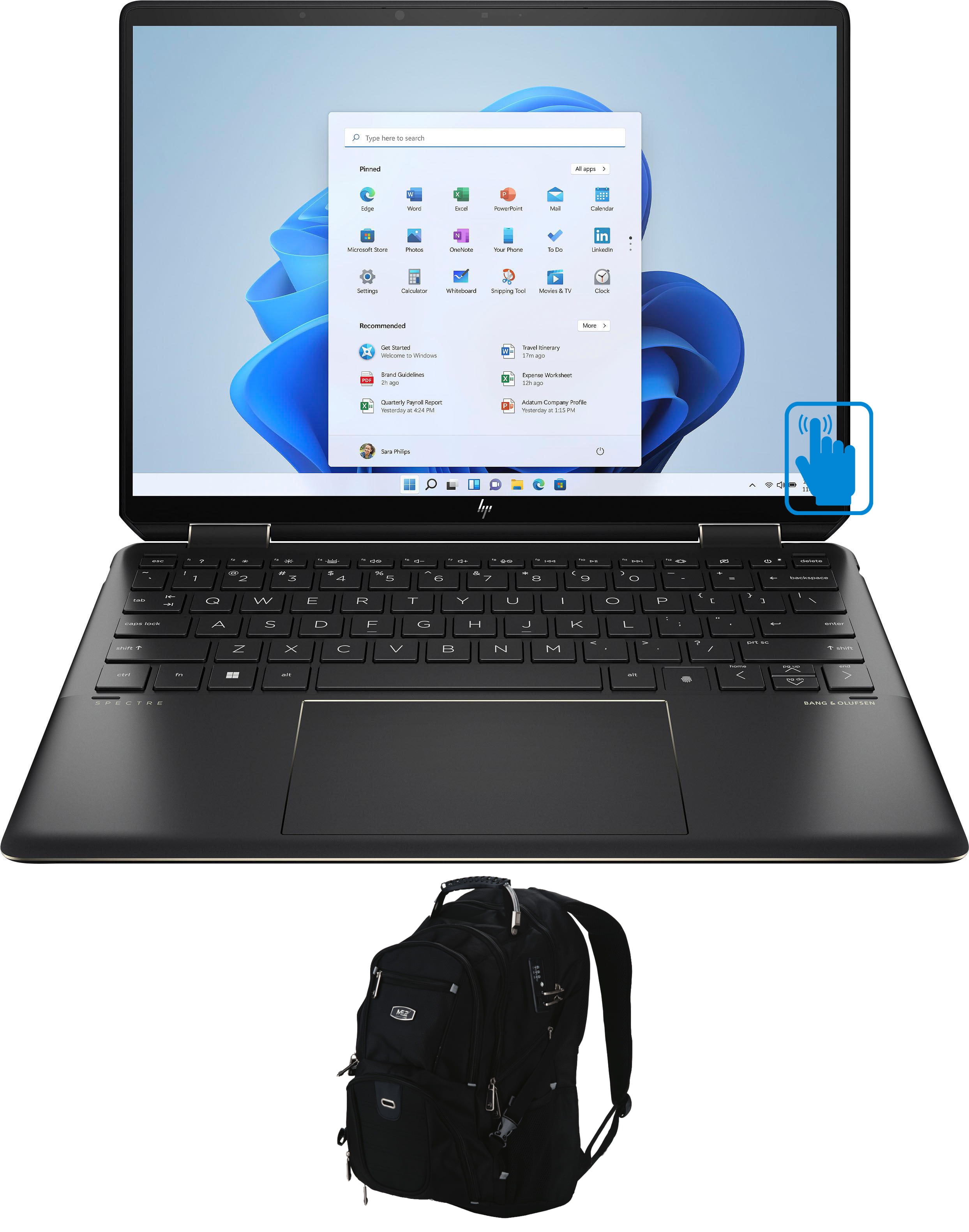 HP Spectre x360 14-ef0013dx Home/Entertainment 2-in-1 Laptop (Intel i7 ...