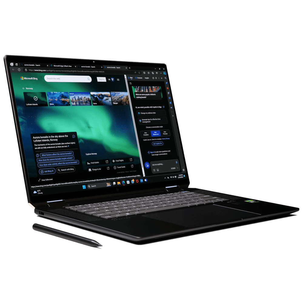 HP Spectre x360 2-in-1 16-aa0023dx 16" 2.8K OLED, multitouch Intel Evo ...