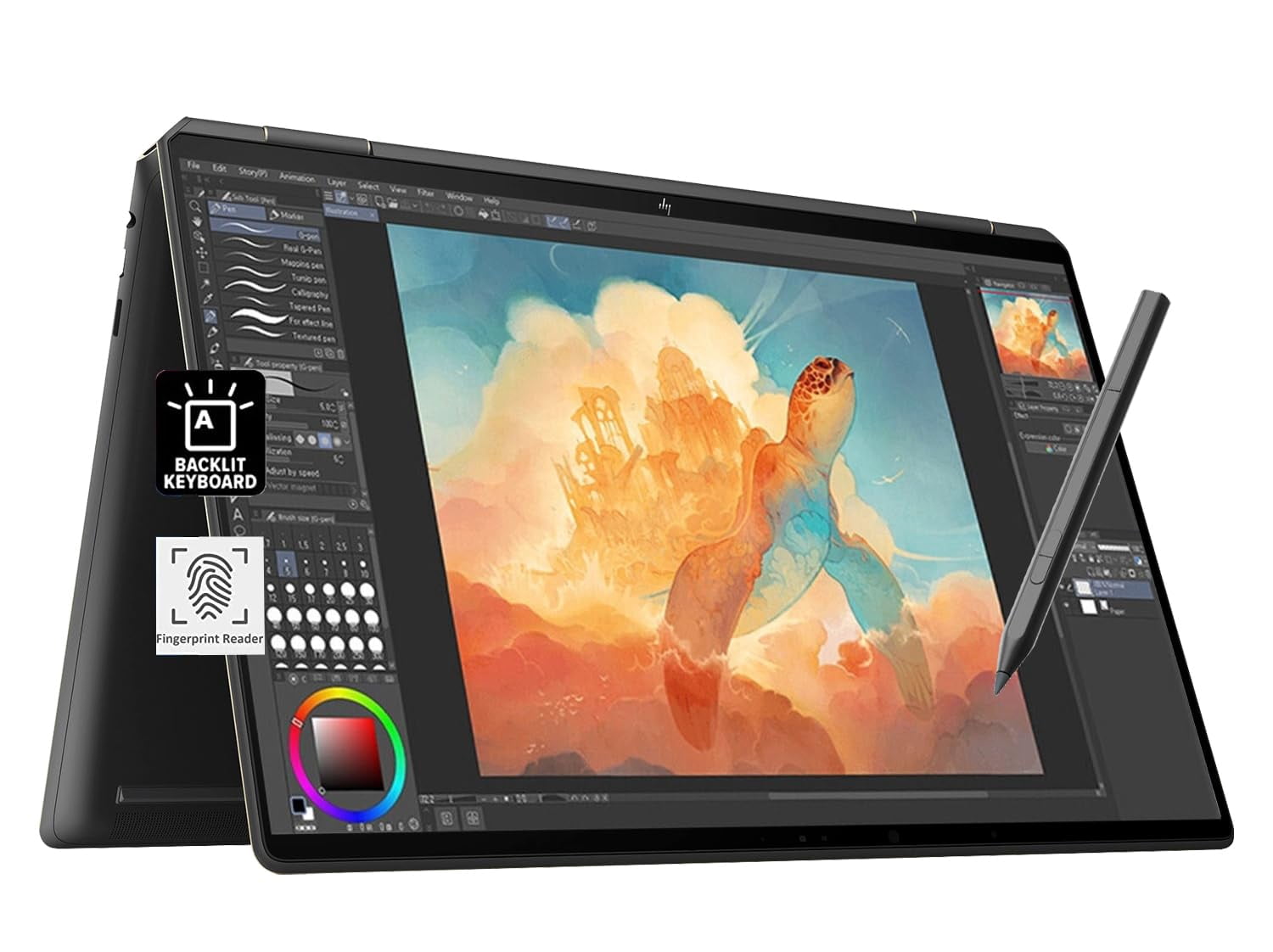 HP Spectre x360 2-in-1 Laptop for Creator, Photographer, Designer (16 ...
