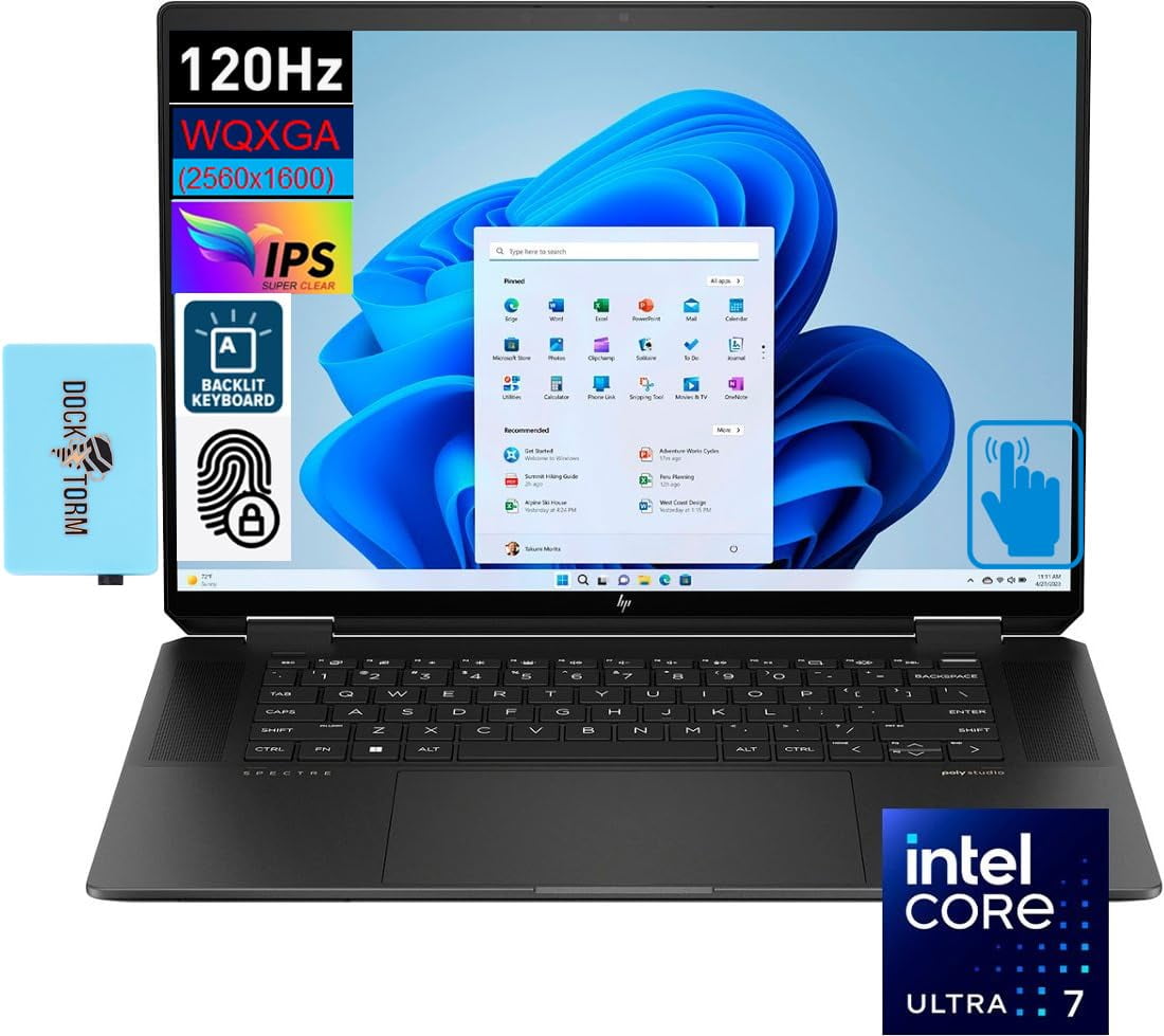 HP Spectre x360 Business IPS Display 2-in-1 Laptop (Intel Ultra 7-155H ...