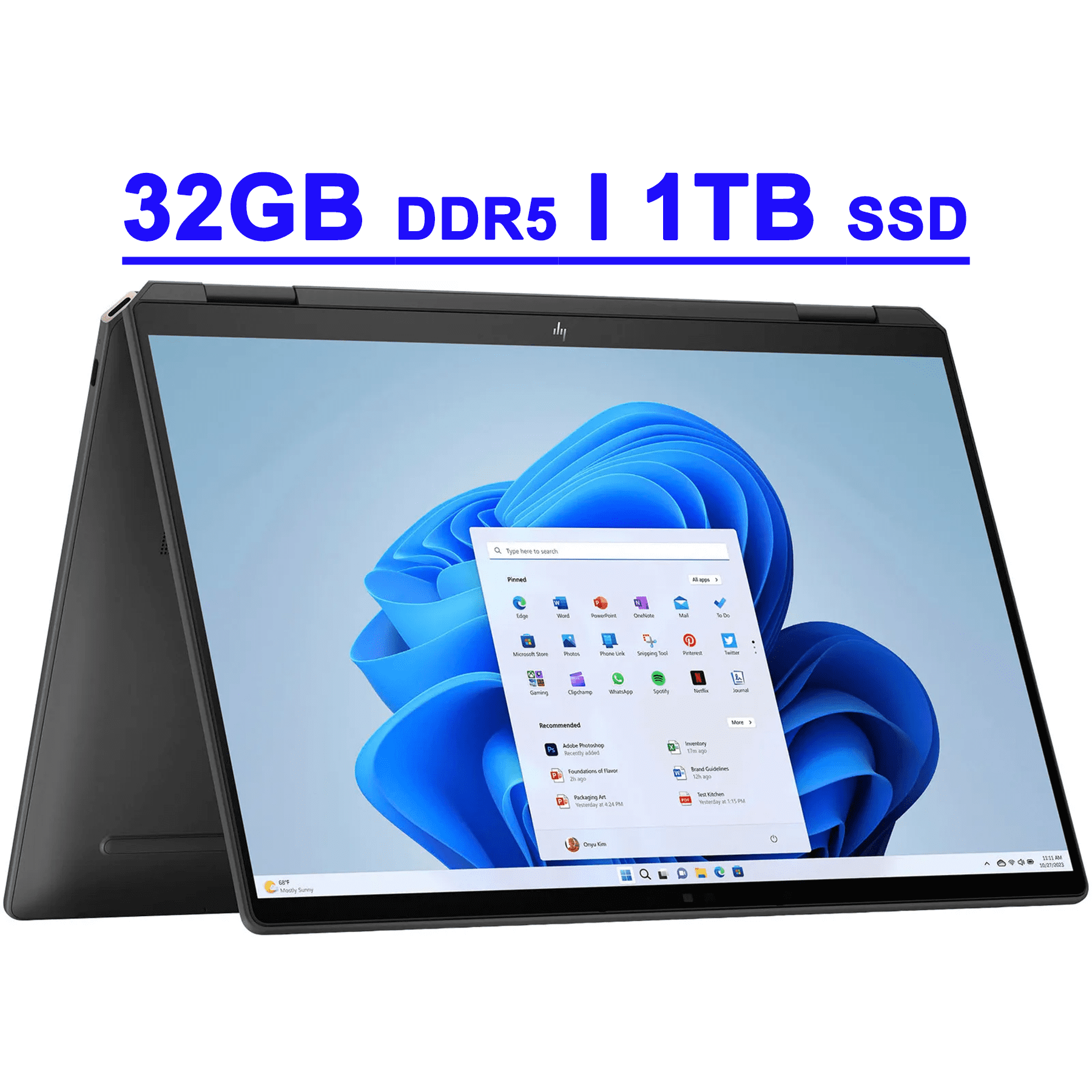 HP Spectre x360 Premium 2-in-1 AI PC Laptop 14" 2.8K OLED Touch (HDR ...