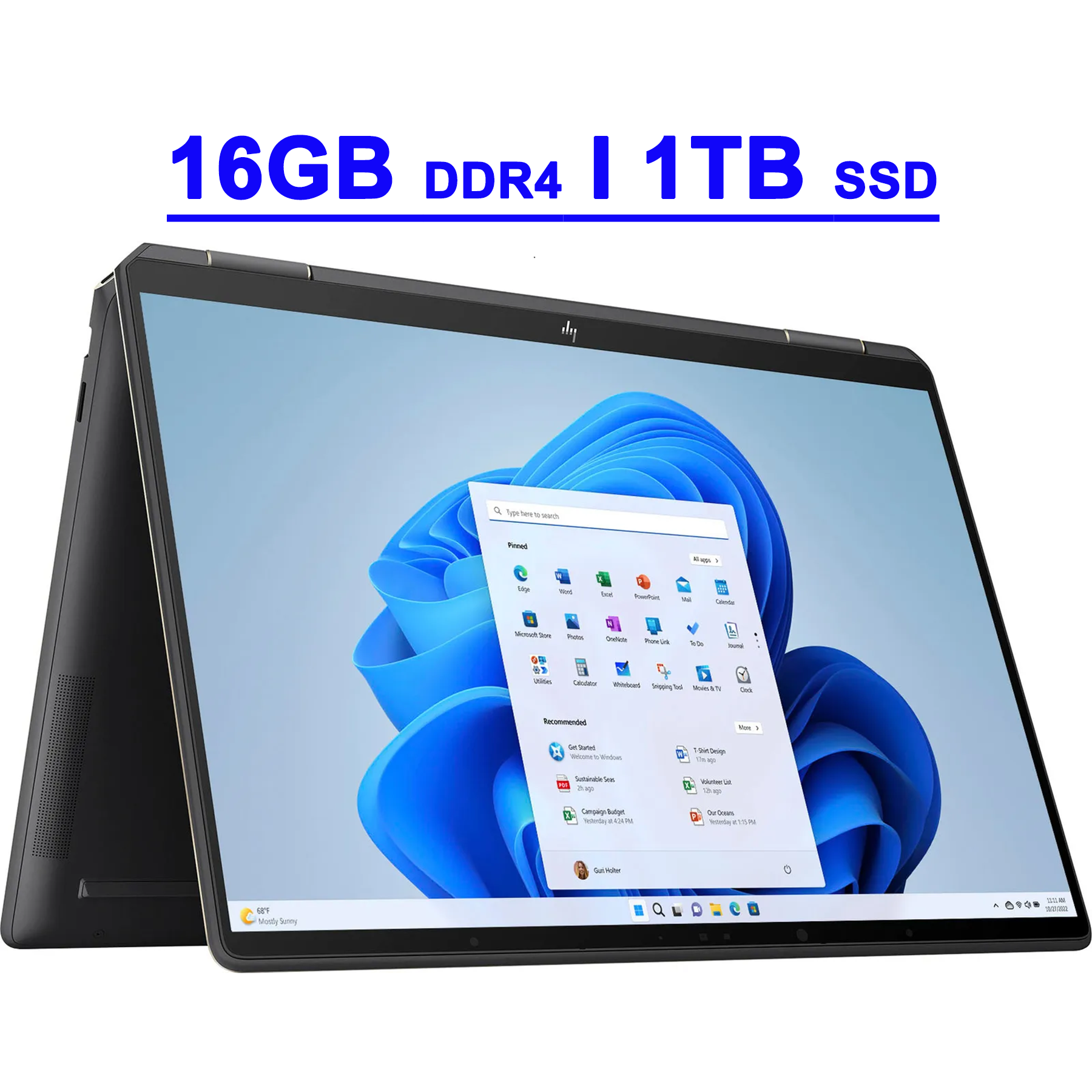HP Spectre x360 Premium 2-in-1 Laptop 13.5" 3K2K OLED Touchscreen (HDR ...