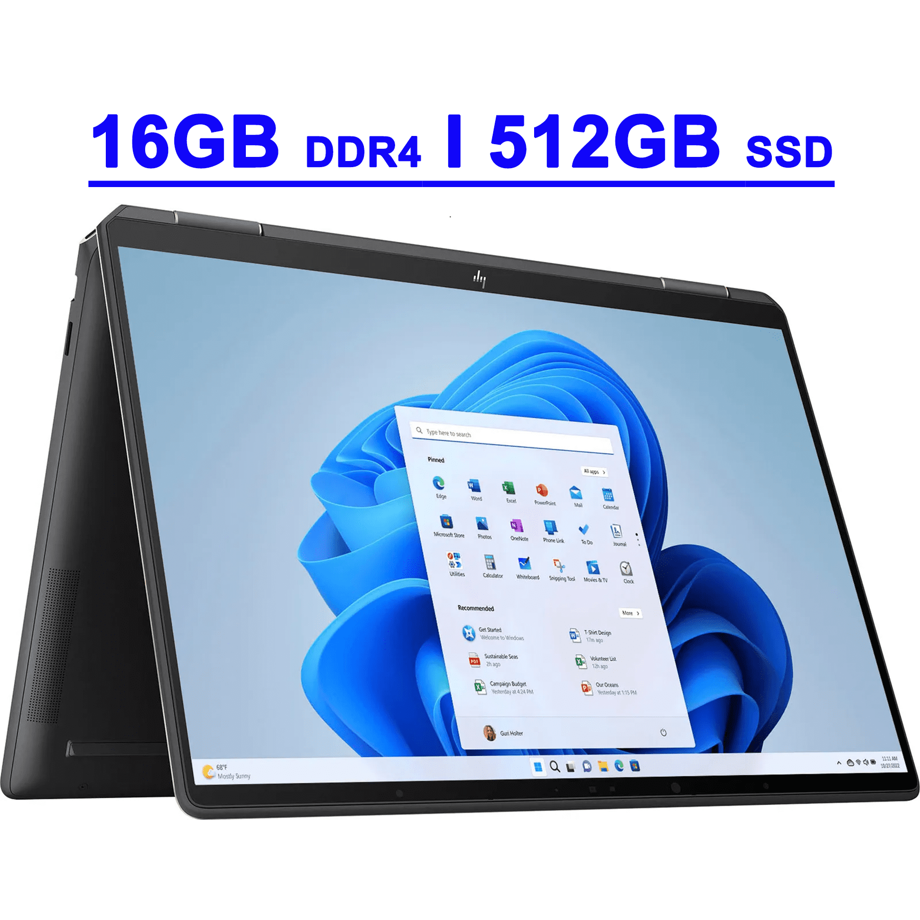 HP Spectre x360 Premium 2-in-1 Laptop 13.5" 3K2K OLED Touchscreen (HDR ...