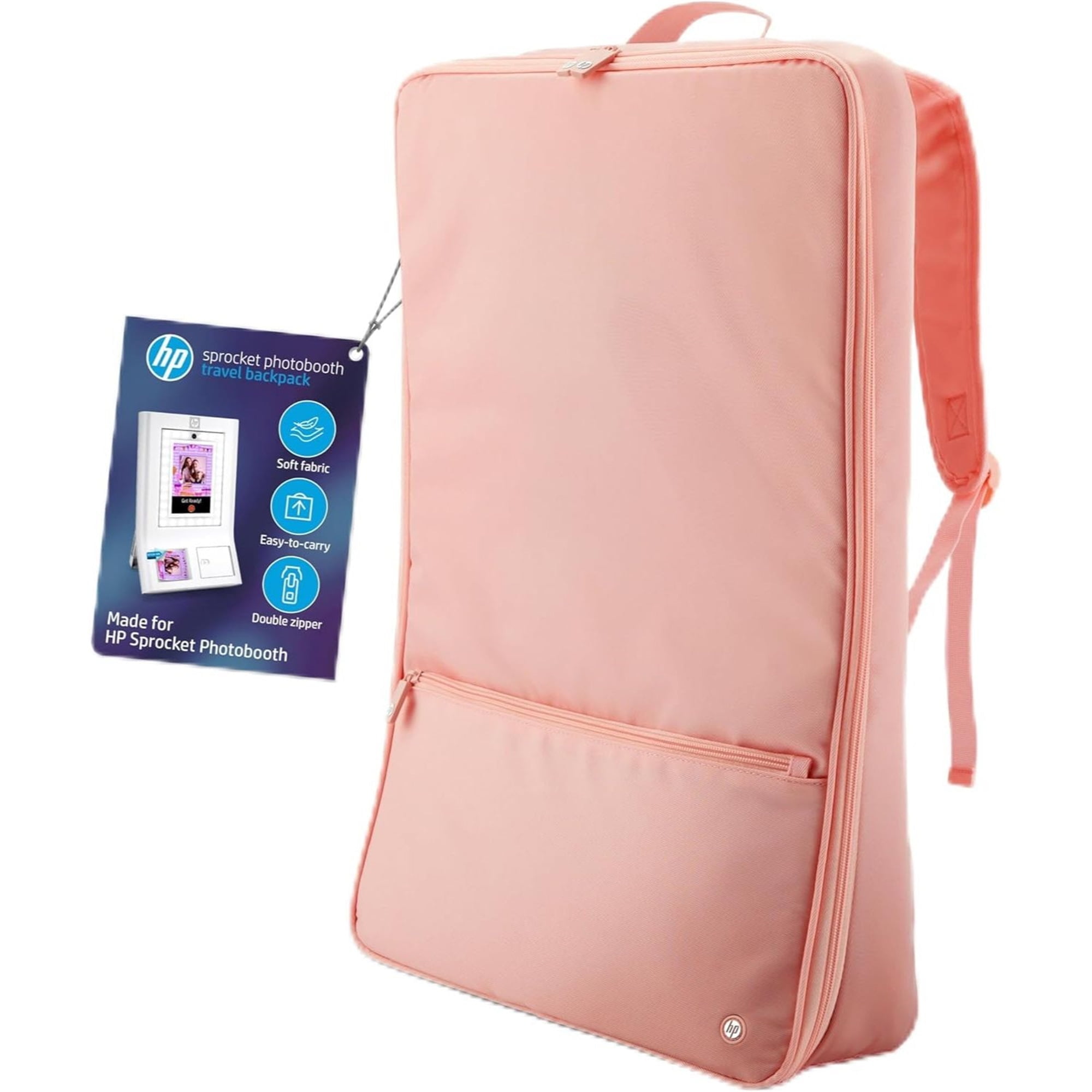 HP Sprocket Photobooth Travel Backpack (Pink), Exclusively for the HP ...